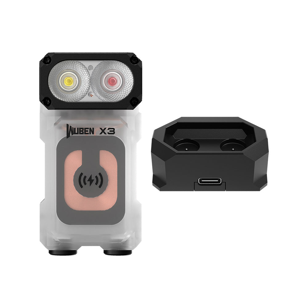 Lightok X3 Owl es la mejor linterna de EDC, cabezal giratorio 180°